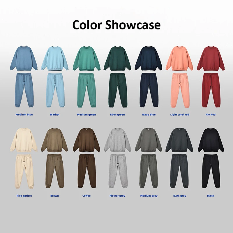 Oem 2 Piece Unisex Jogging Track Sweat Suits Sets Custom Logo Jogger ...