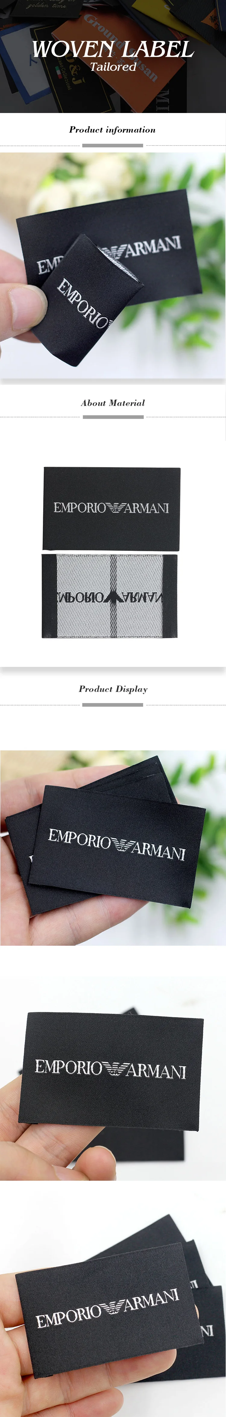 Custom Woven Labels by Fabiani Clothing - Sustainable & Durable