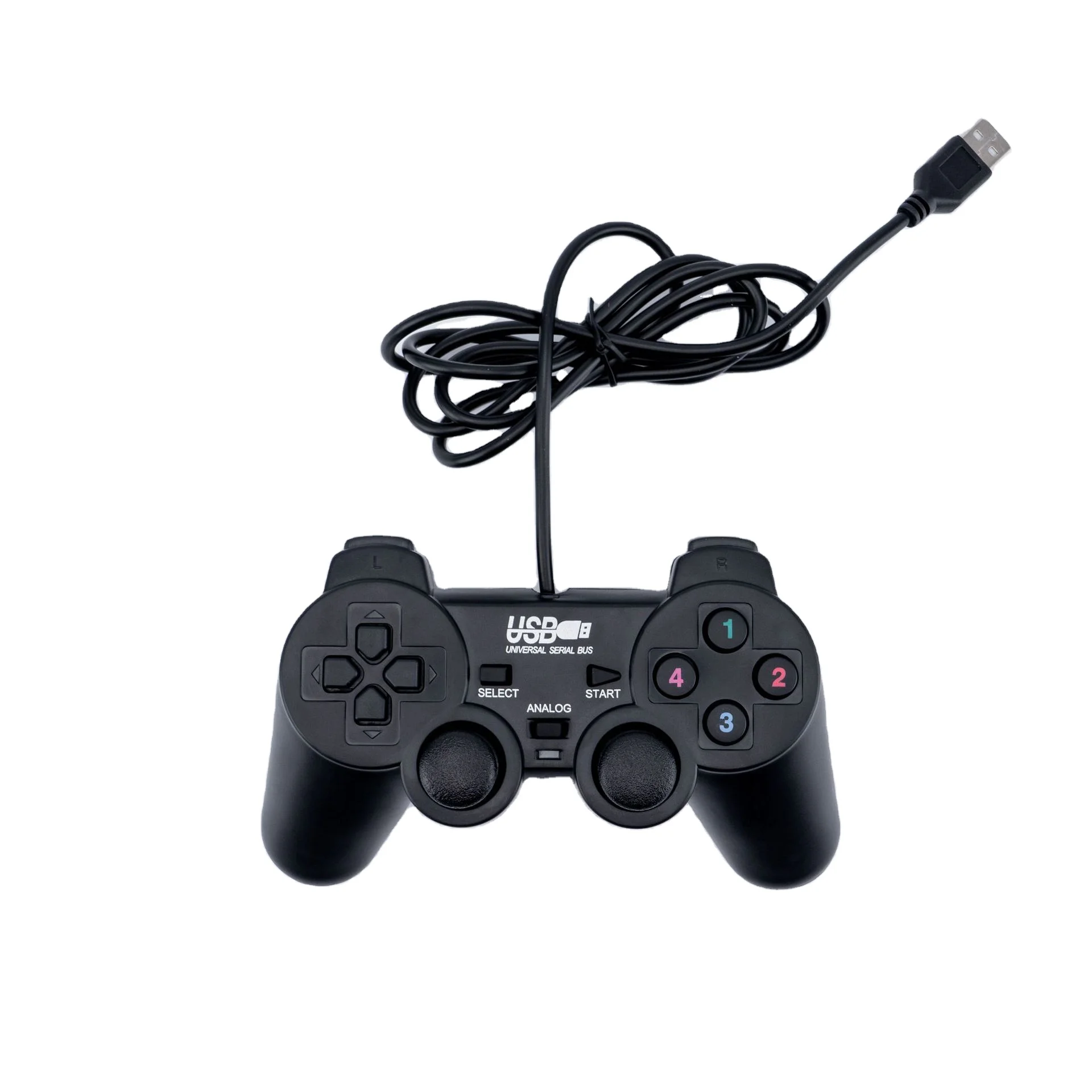USB Game Joypad PC Joystick Wired Controller for PC WinXP WIN7 WIN8 ...