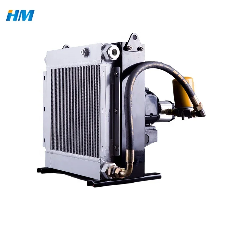 Hydraulic Oil Cooler With Fan Dlxh Series 150l Oil Heat Exchanger With ...