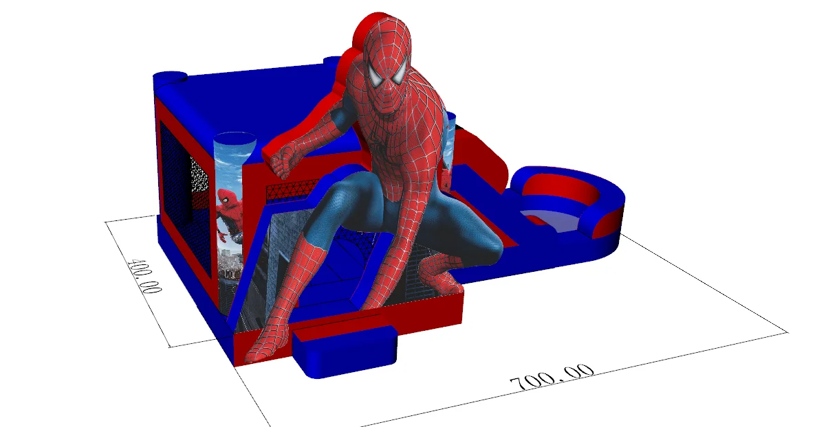 Spider Man Bouncy Castle Spider-man Kids Party Rental Games Inflatable ...