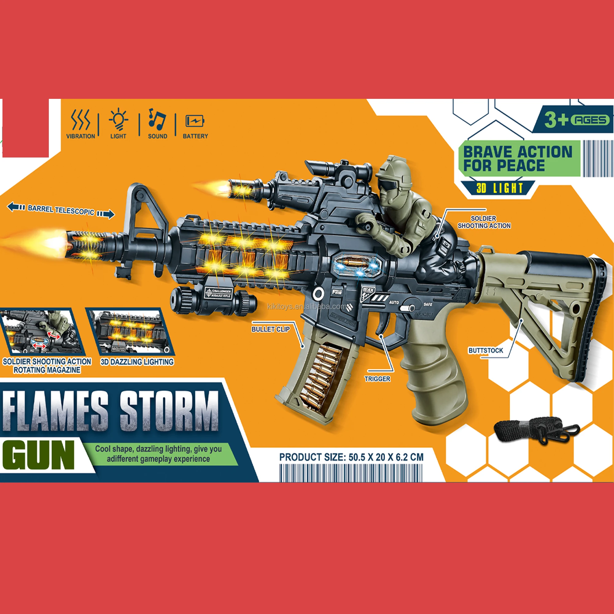 M416 51CM Electric Toy Gun - Fun Outdoor Play for Kids