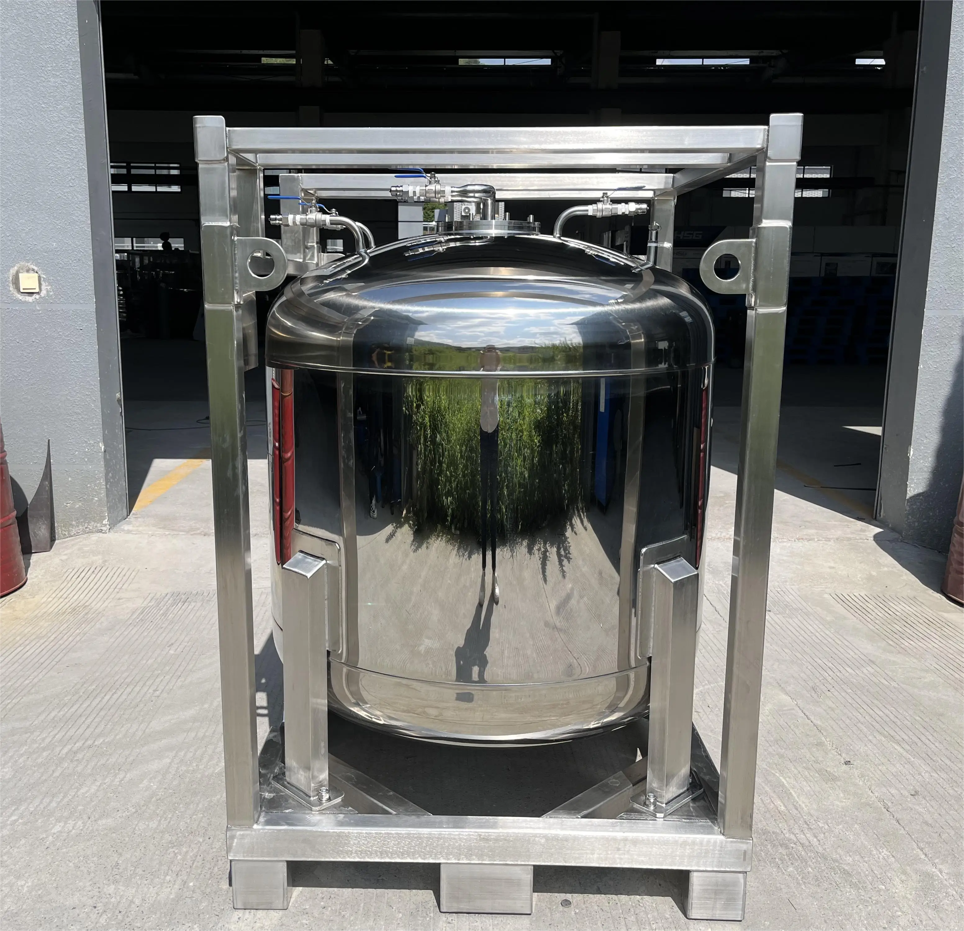 1000l Chemical Storage Tank Electrolyte Storage Tanks Stainless Steel ...