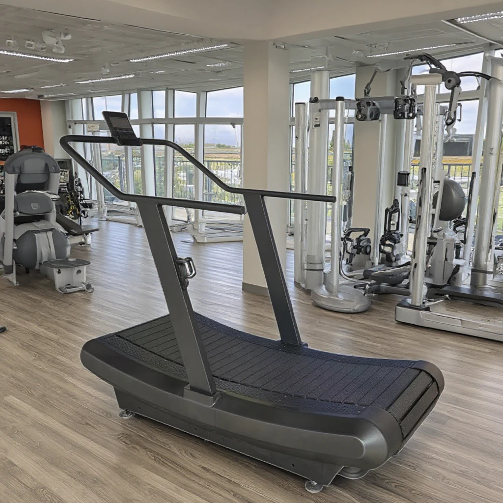 Alibaba.com: Factory Supply Arc-Shaped Treadmill with LCD/LED Display ...