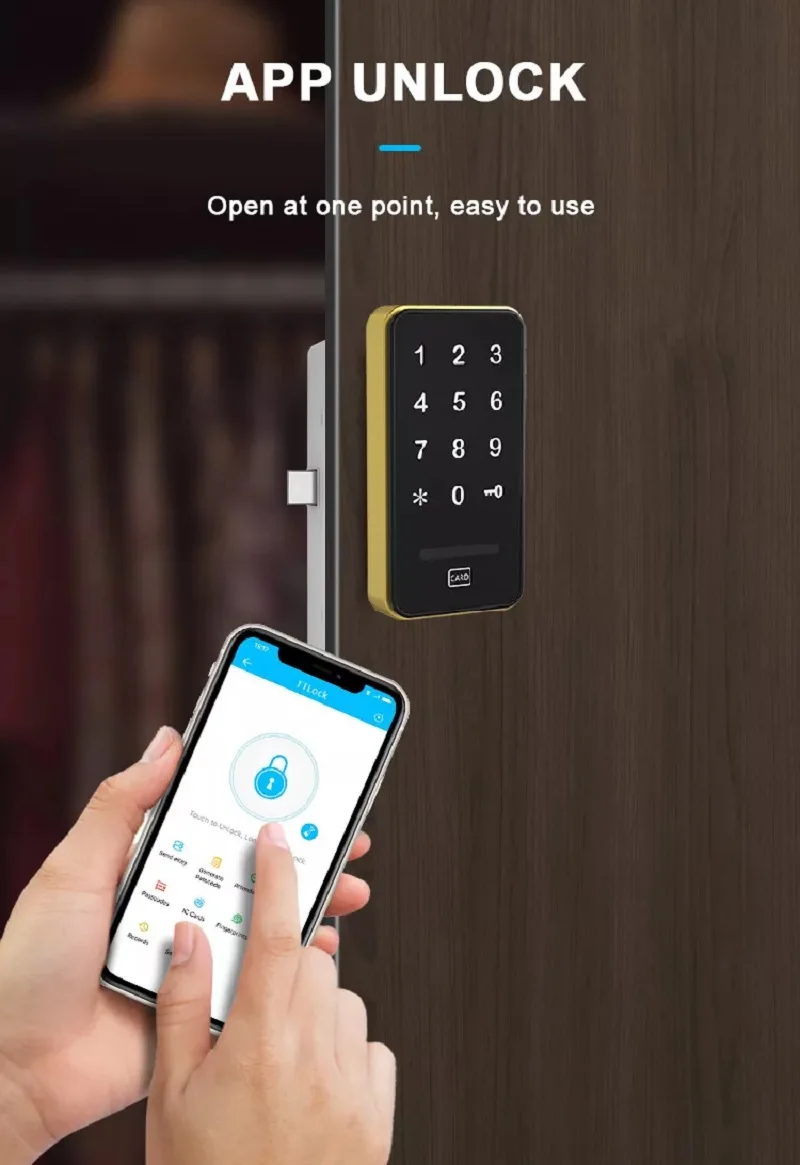 Smart TTLOCK APP Electronic Keypad Locker - Secure & Convenient