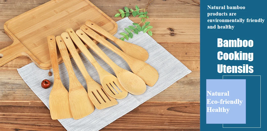 Wholesale Bamboo Utensil Kitchen Cooking Utensils Tools Set| Alibaba.com