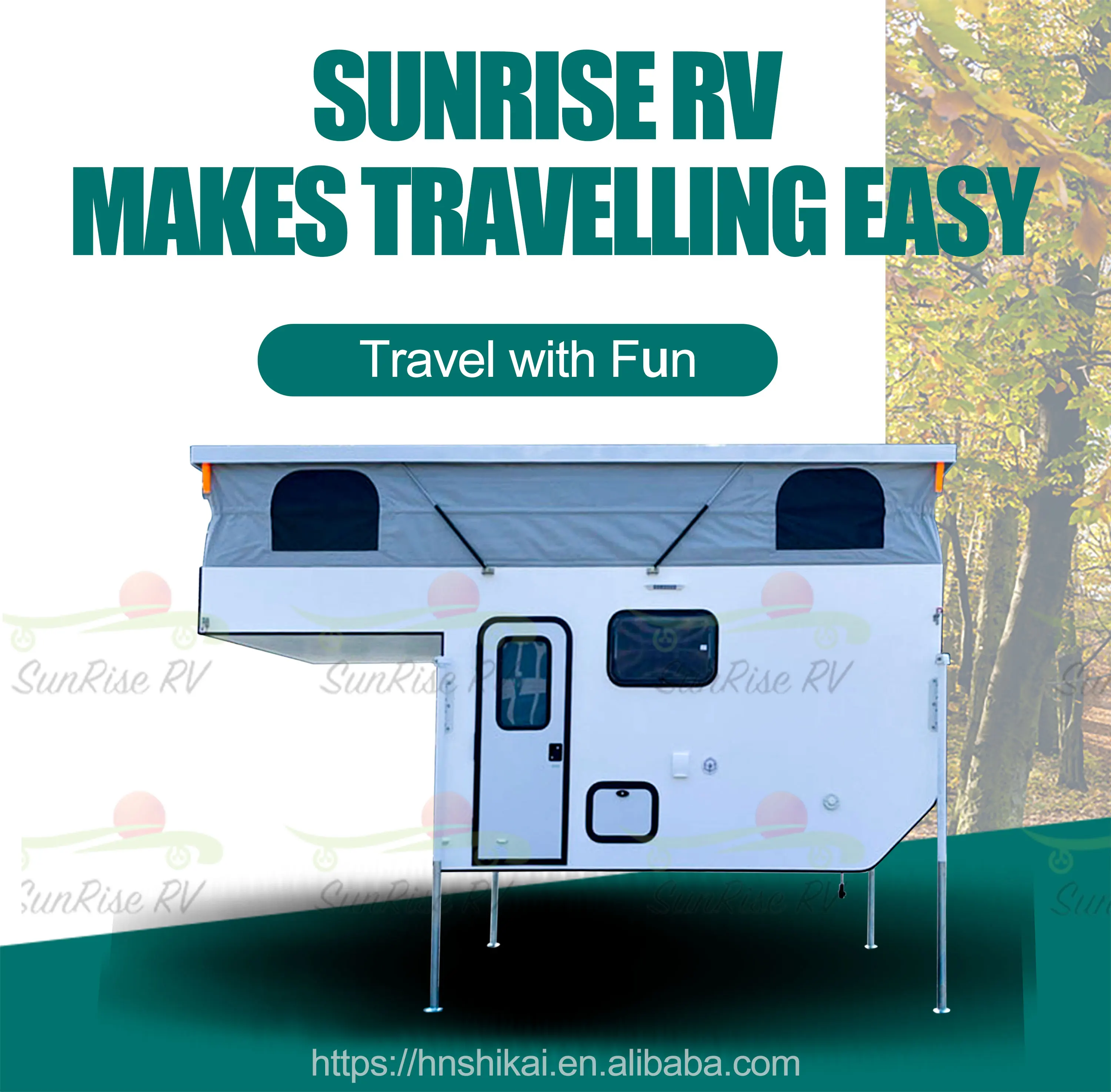 Lightweight Slide on Campers - Pop up Truck Camper