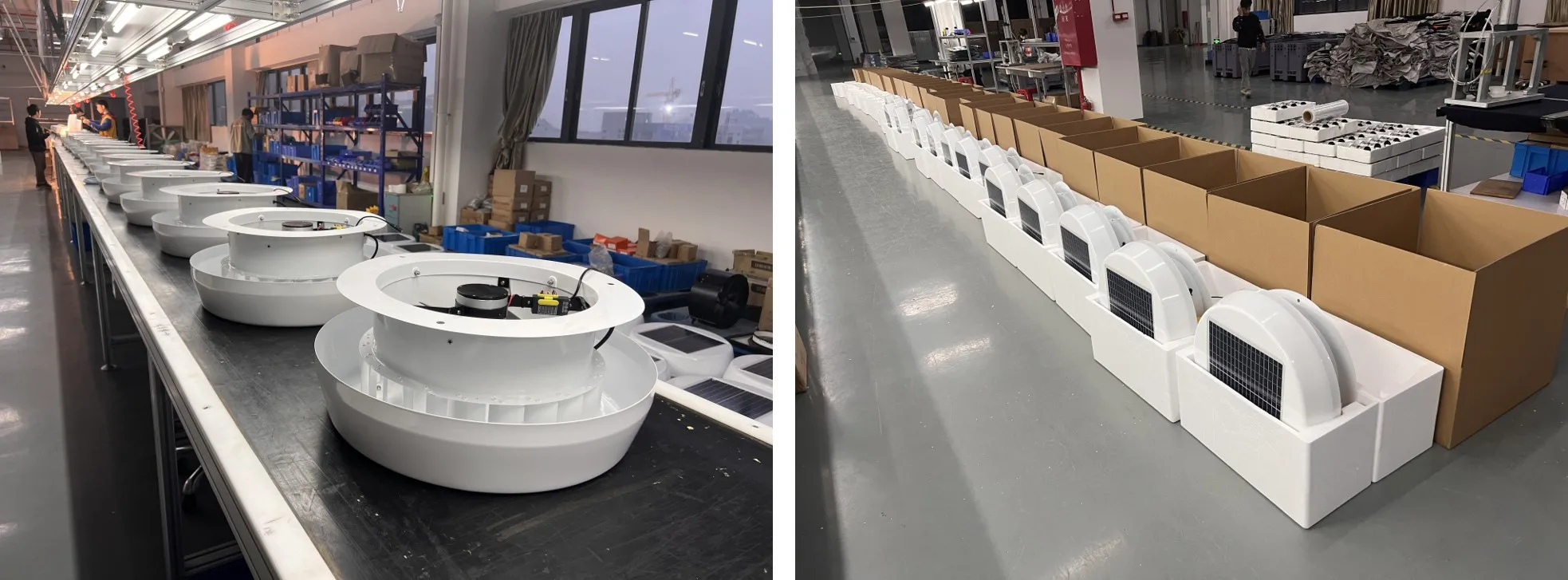 Geodesic Dome Tent Roof Mounted Solar Powered Ventilation Extractor Air ...