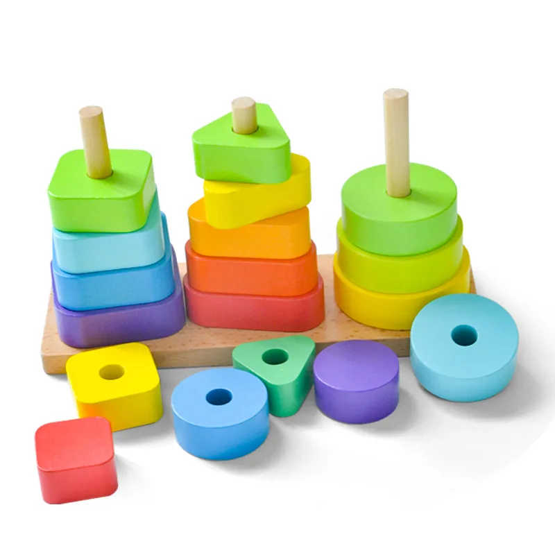Educational Wooden Stack Toys for Kids - Fun & Learning