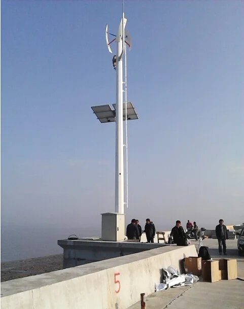 Small Helical Vertical Axis Wind Turbine Generator for Home Use - 500W ...
