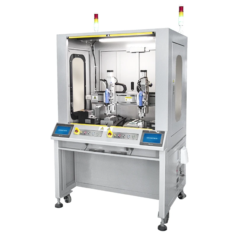 Green Eight Shaft Automatic Screw Locking Machine With Oem Bit For High ...