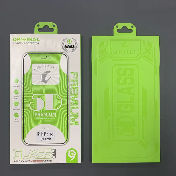 Janit 5D ESD anti static glass mobile phone screen protector for iphone ...