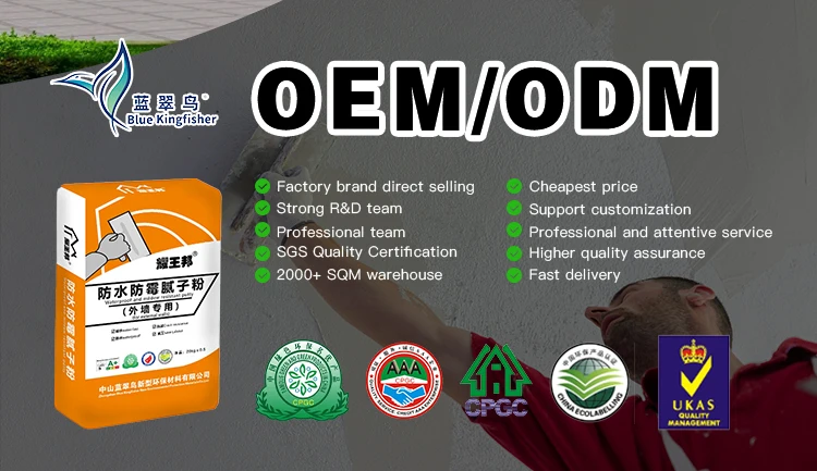 Exterior Wall Water-resistant Putty Powder Factory Direct Supply Mildew ...