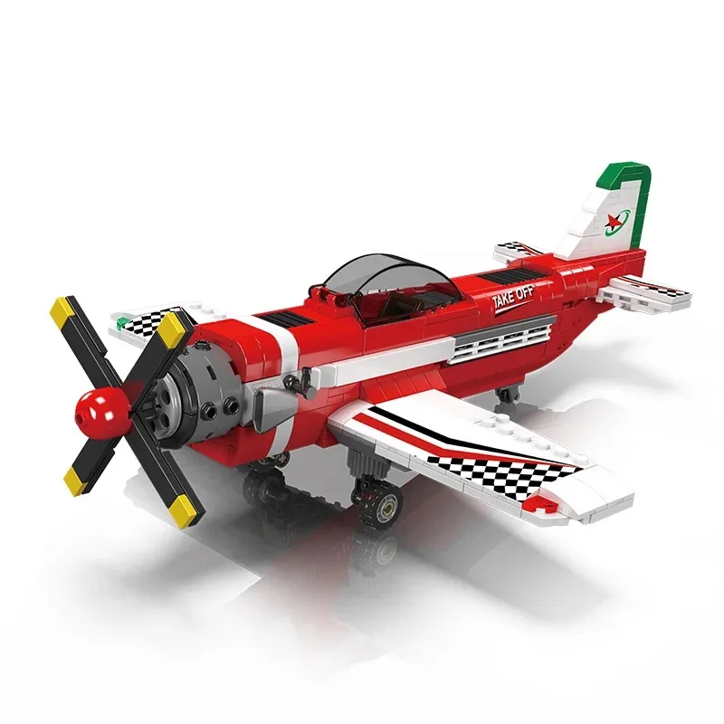 Mould King 24058 Racing Airplane Aircraft Plane Creative Toys Model ...