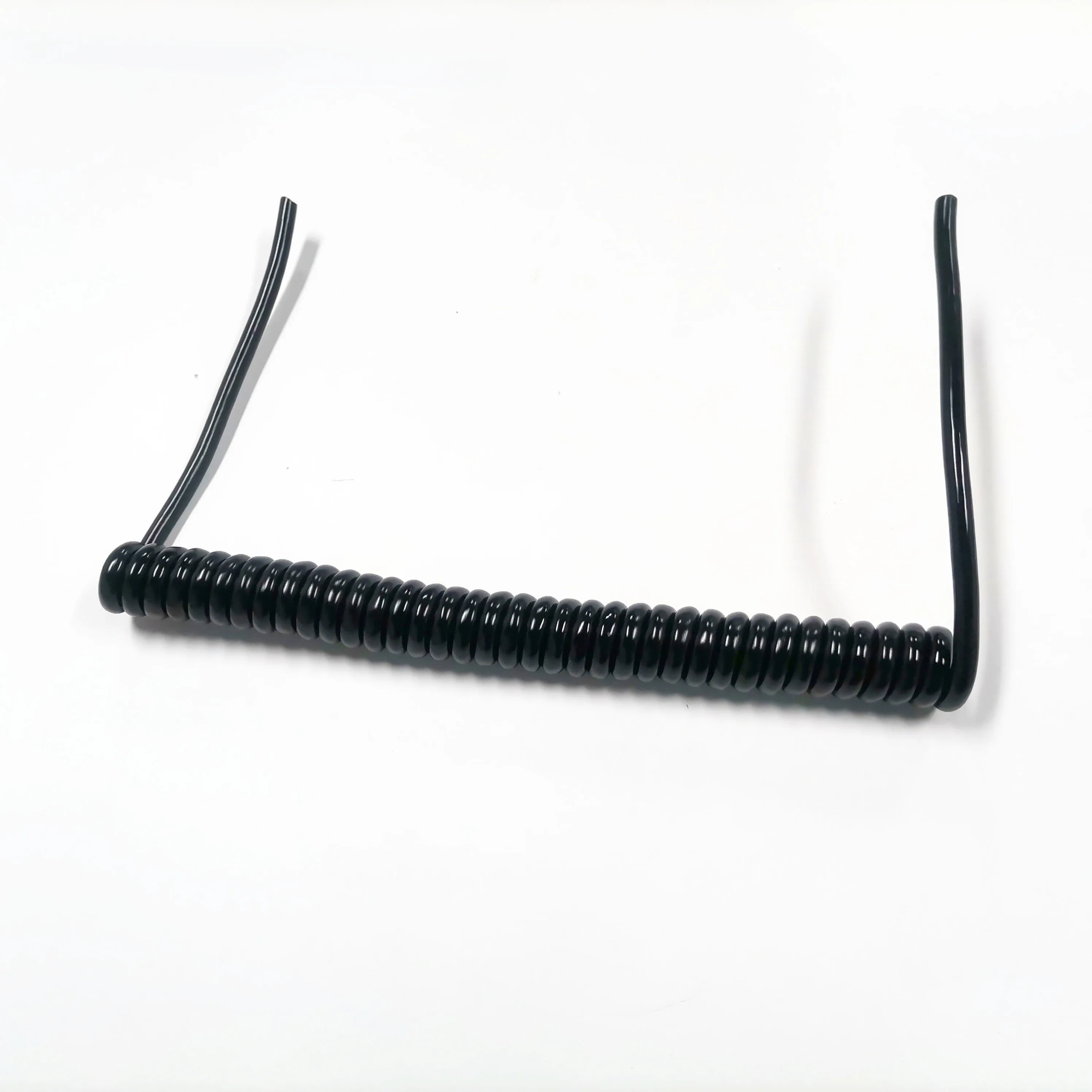 3x0.75mm2 Multi Cores High Tension Pur Cable Coiled Spiral Wire Coiled ...