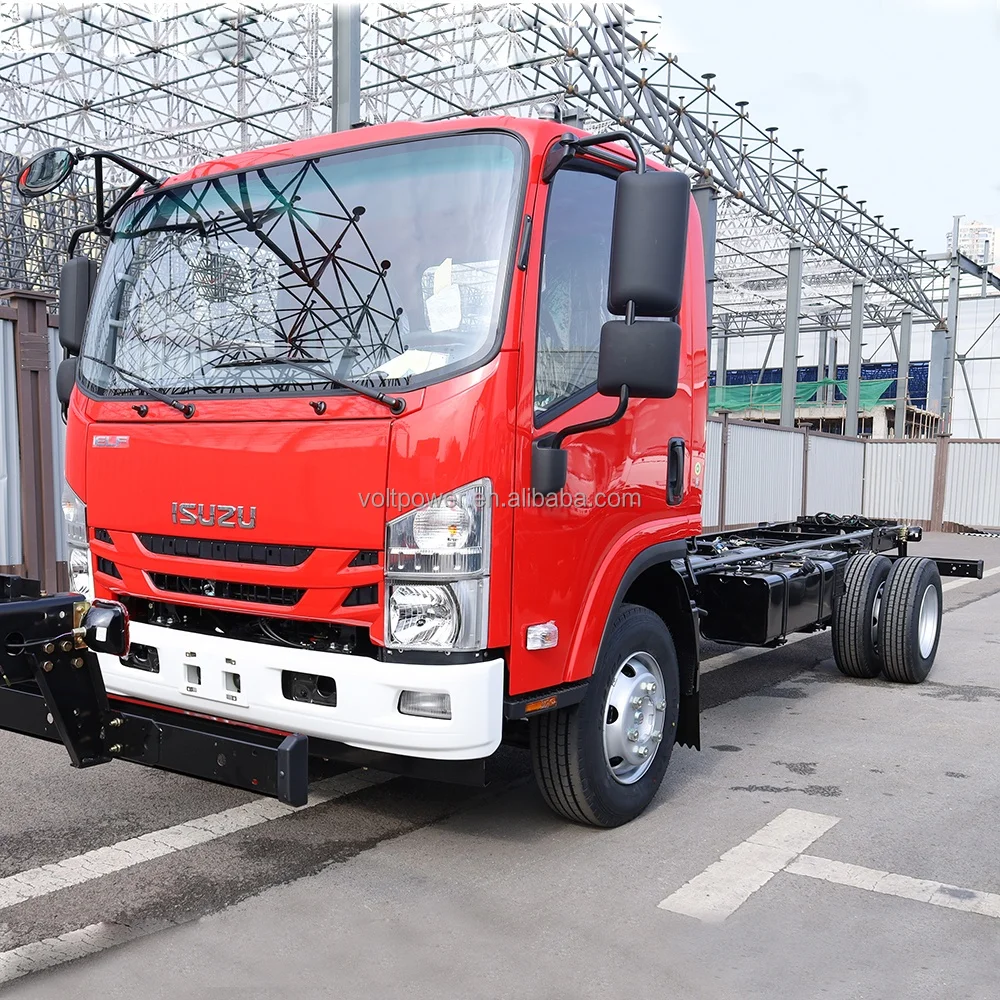 Isuzu Npr Cargo Truck Single Cab Lorry Medium Truck 5 Tons for Sale ...