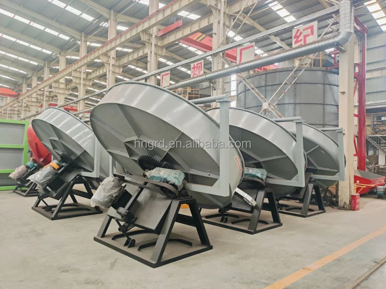 Pan/disc Pelletizer Granulation Machine for Organic Fertilizer