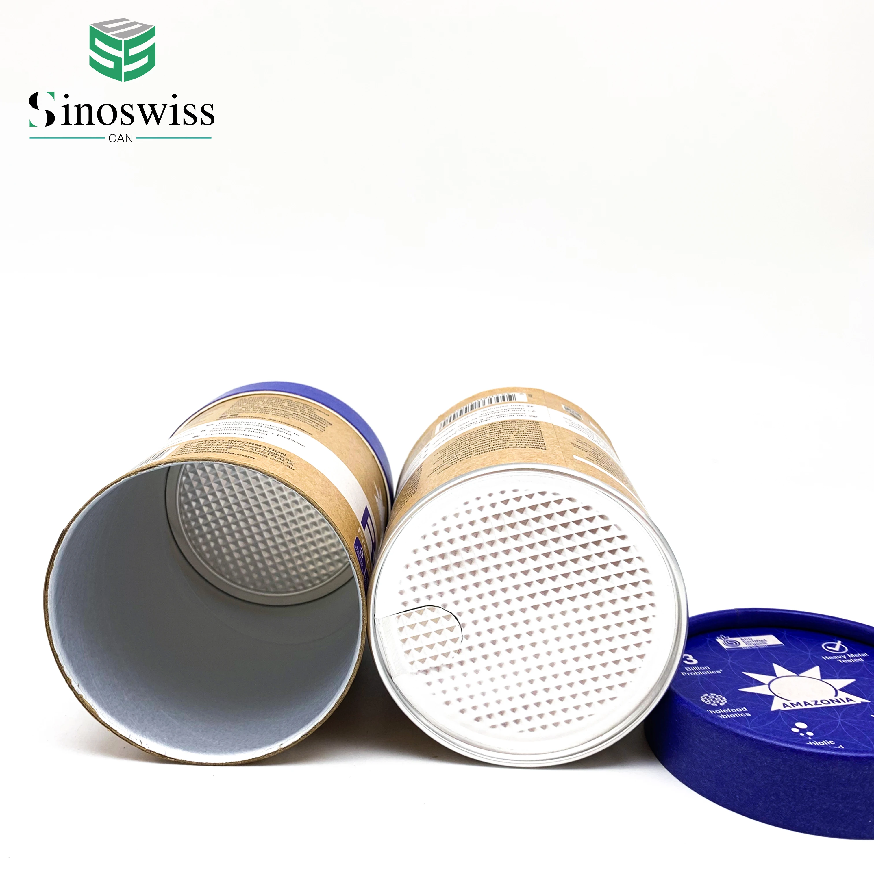 Biodegradable Custom Printing Food Grade Paper Packaging Tube Box ...