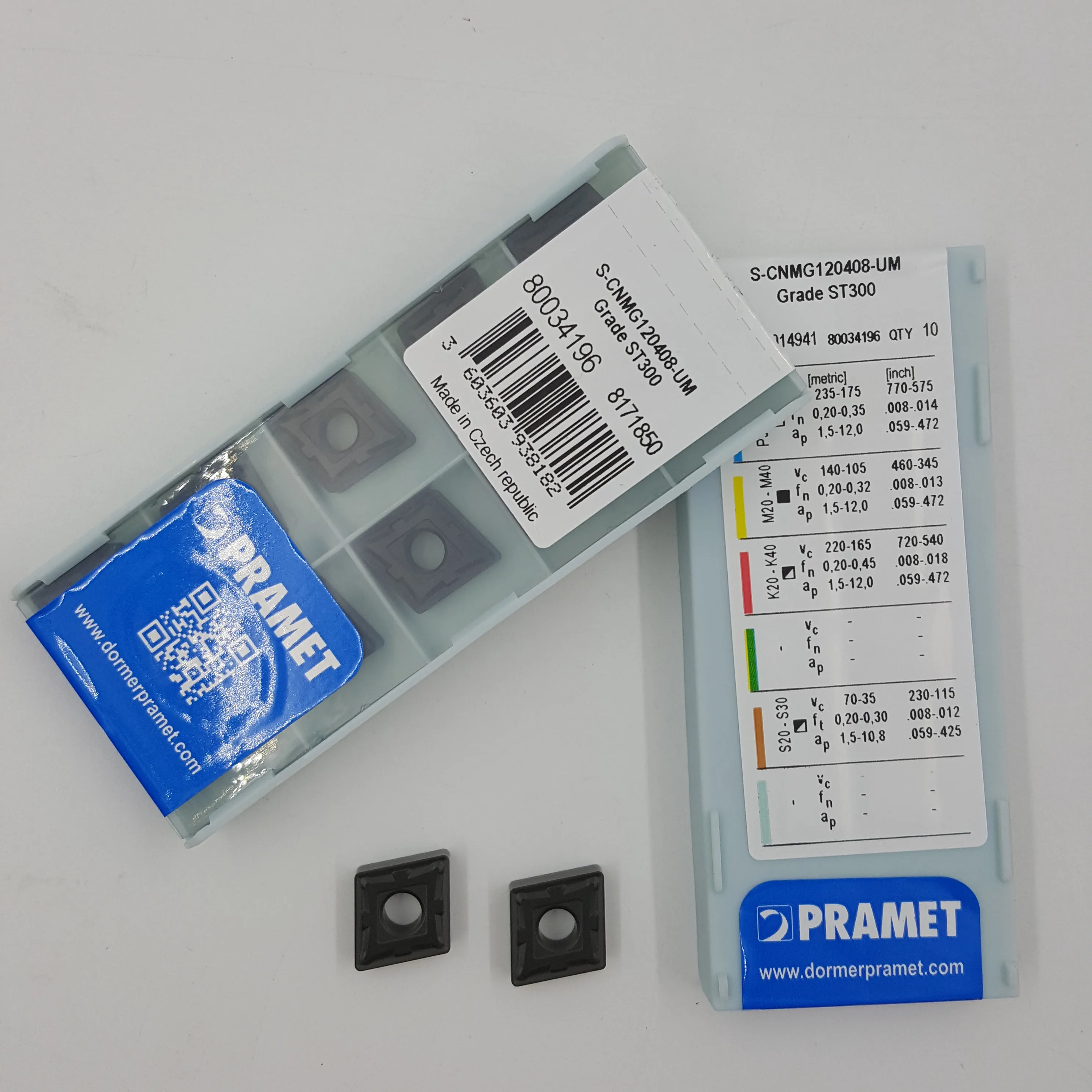 Cnmg120408-um St300 Pramet Turning Insert Dormer Pramet Turning Tools ...