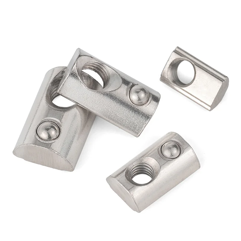 Stainless Steel 40 Series-m6/m8 Spring Loaded T-nuts For 40 Series ...