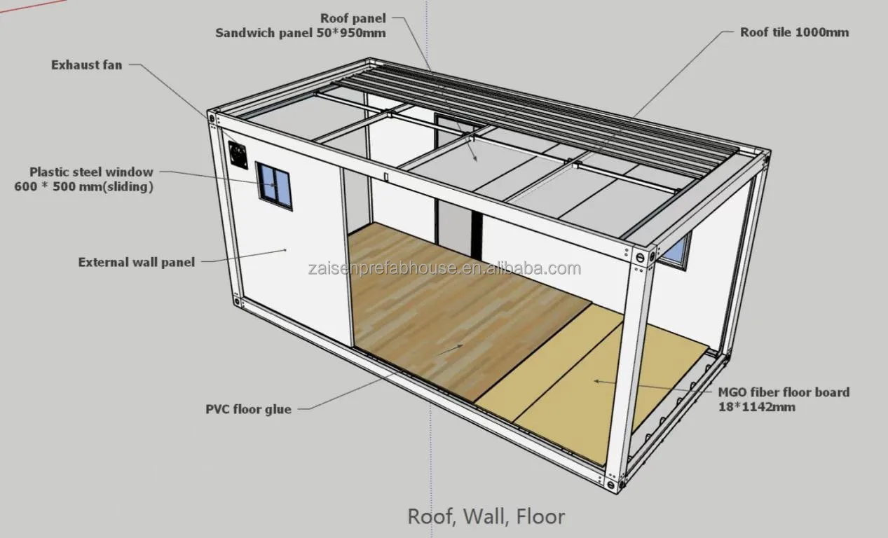 Prefabricated Container House - Mobile Bar Cabin & Coffee Shop