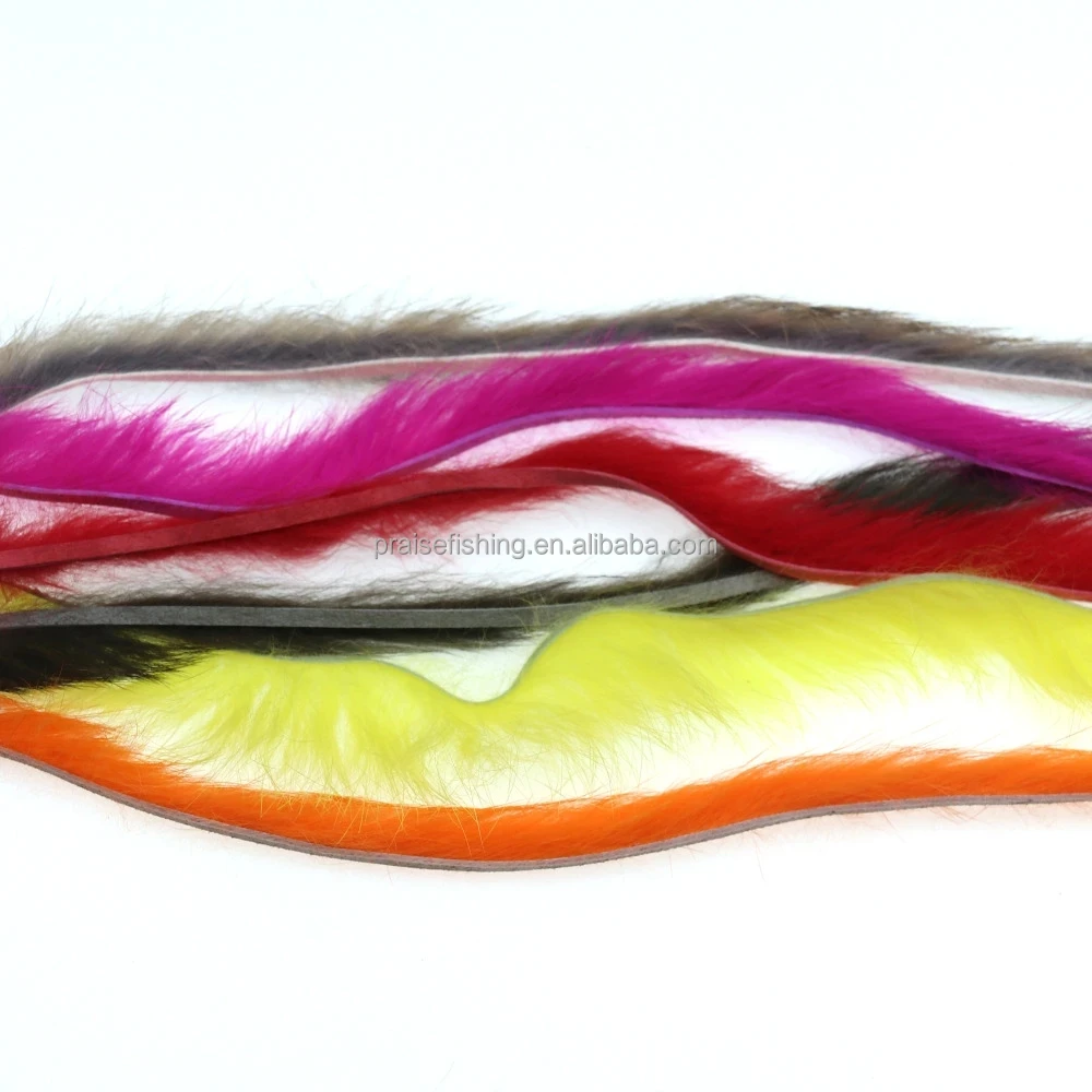 In Stock Assorted Colors 3mm Narrow Rabbit Zonker Strips Hare Strips ...