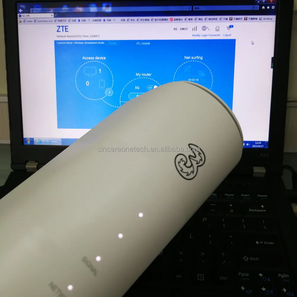 Wholesale ZTE MC801A 5G Indoor CPE Wifi Router - DNS Details