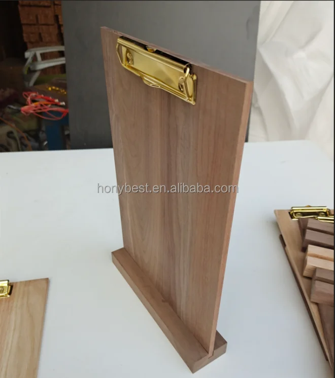 Vintage Custom Clip - A3 A4 A5 Letter Size Wooden Storage Stand