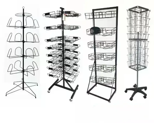 360 Degree Rotating Display Rack - 7-Layer Iron Shelf for Jewelry ...