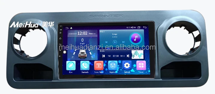 Meihua Car Stereo Radio Frame for Mercedes Benz Sprinter 2018