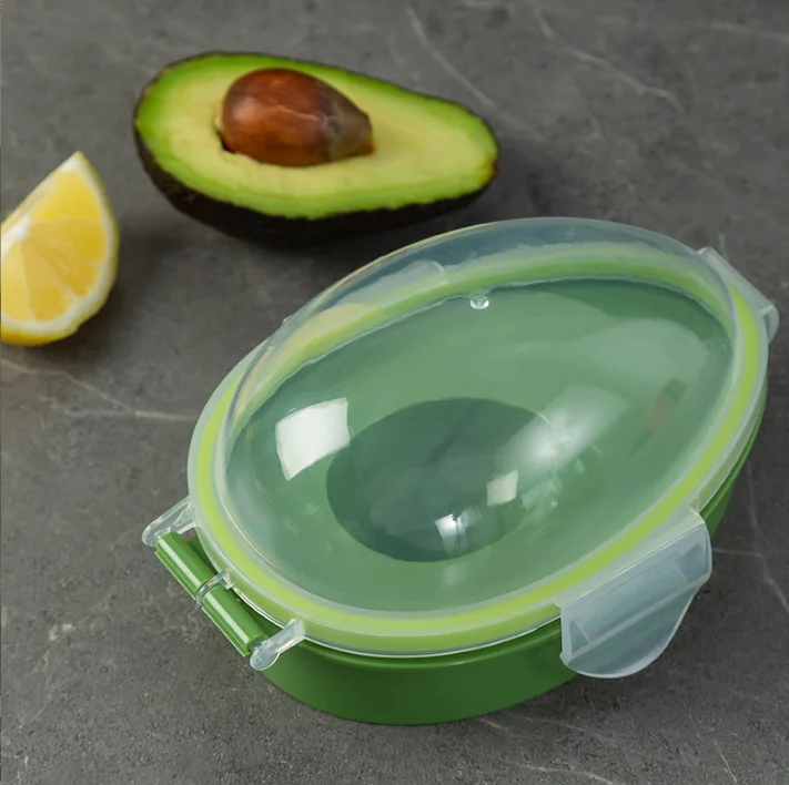 New Arrival Avocado Storage Keeper Saver Holder With Lid And Clips ...