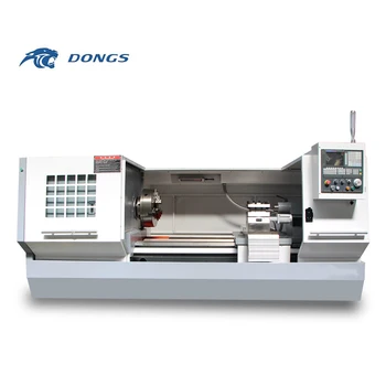 High Precision Cnc Lathe Machine Heavy Duty Flat Bed Cnc Lathe ...
