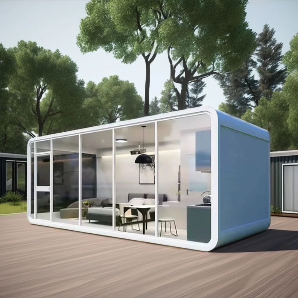 Modern Luxury Prefab Living Pod Apple Cabin Modular Container Home ...