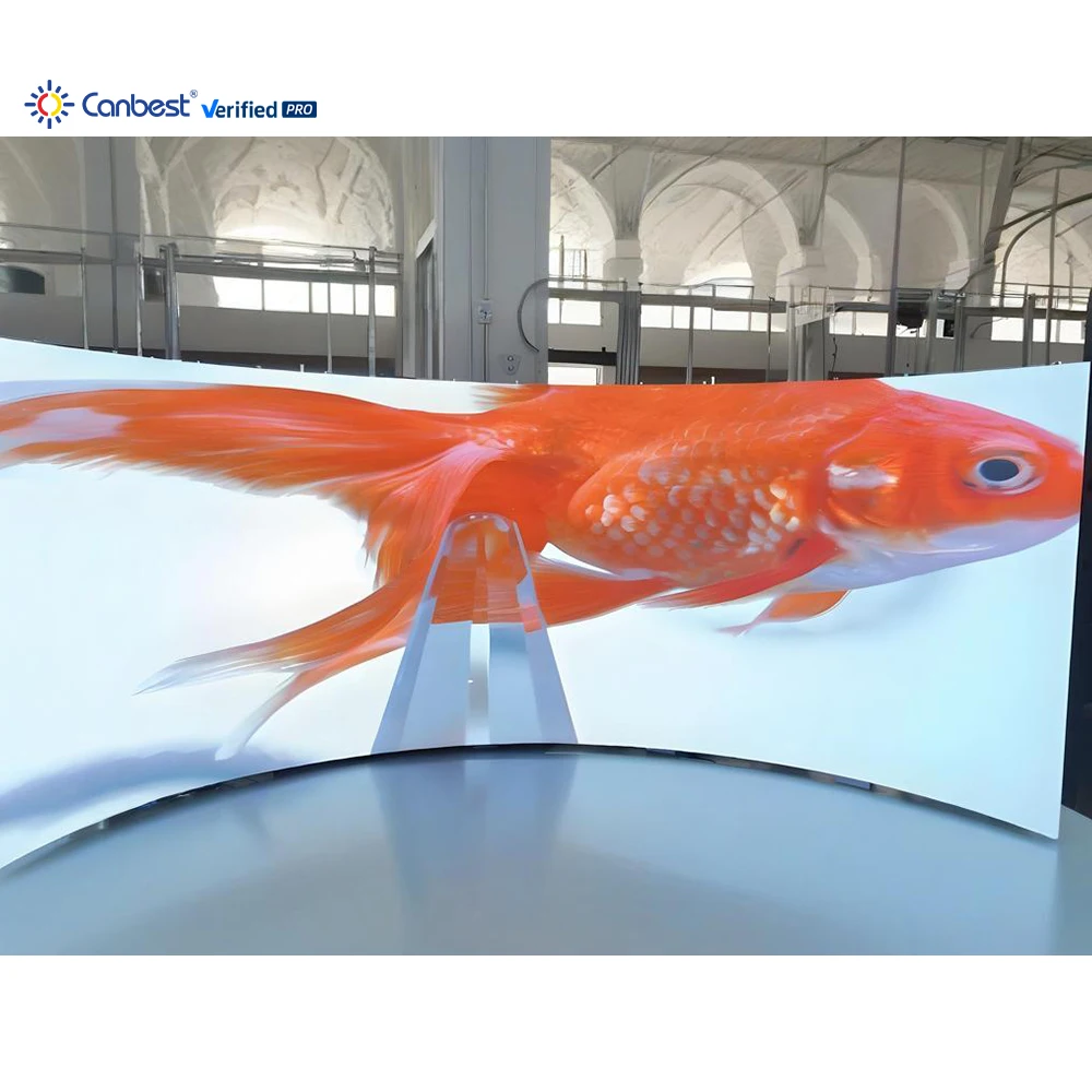 Alibaba.com: P1.8 P2 P2.5 Indoor Flexible Cylinder LED Videowall Panel ...