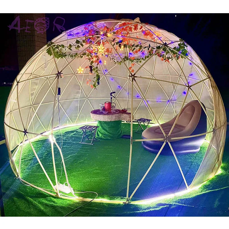 Luxury Camping Dome Geodesic Igloo Tent Outdoor Transparent Inflatable ...