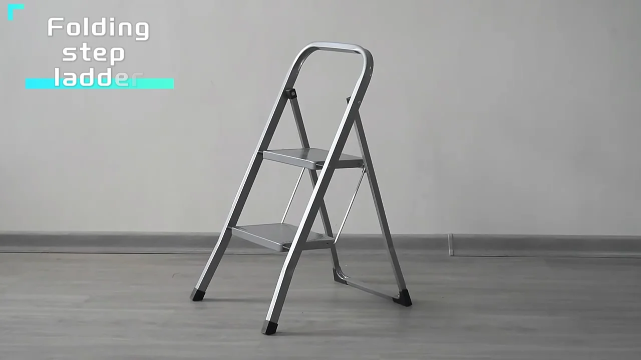 Wholesale Folding 2 Step Stool With Handrails Safety Anti-slip Step ...