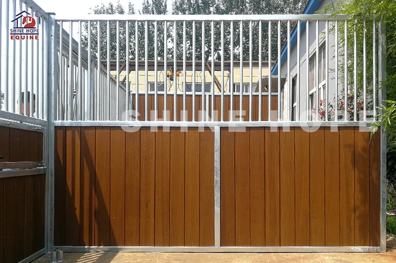 Temporary Movable Horse Stall Fronts Horse Stable With Designed Colors ...