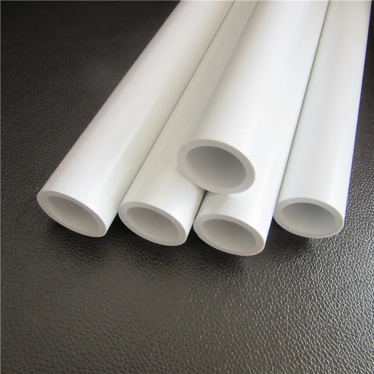 Customizable White PVC Tube Rigid Extruded Plastic Pipe Thicker Wall ...