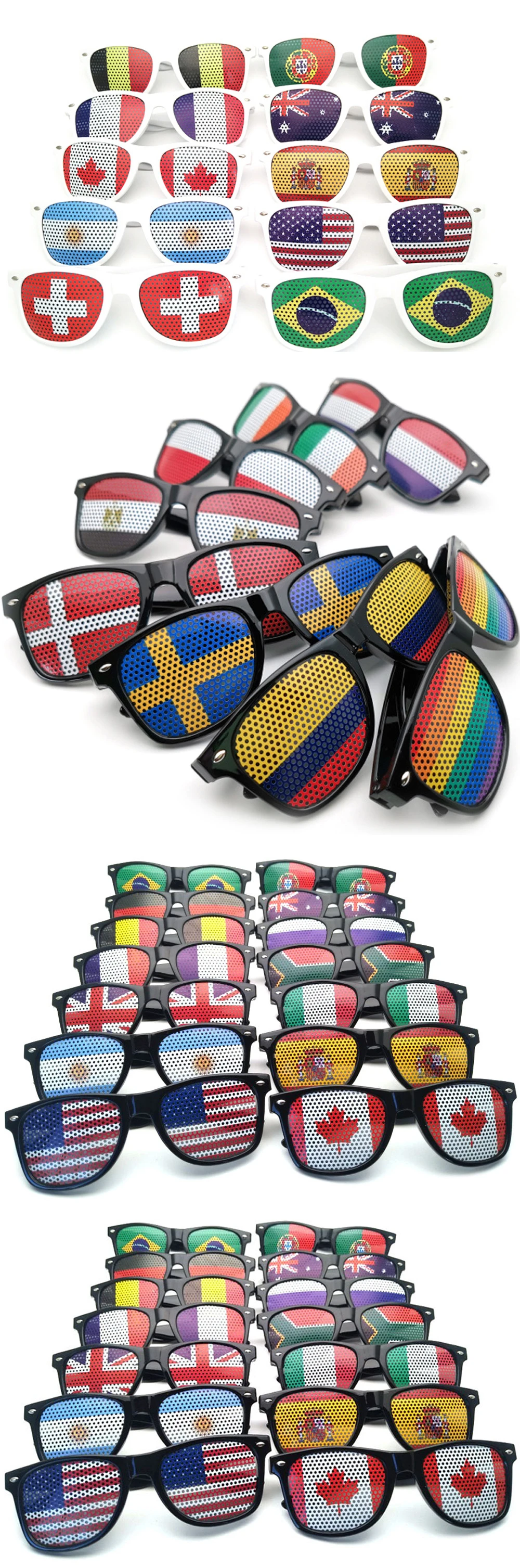 Flag Germany Sunglasses Fan Pinhole Sticker Country Football Event ...