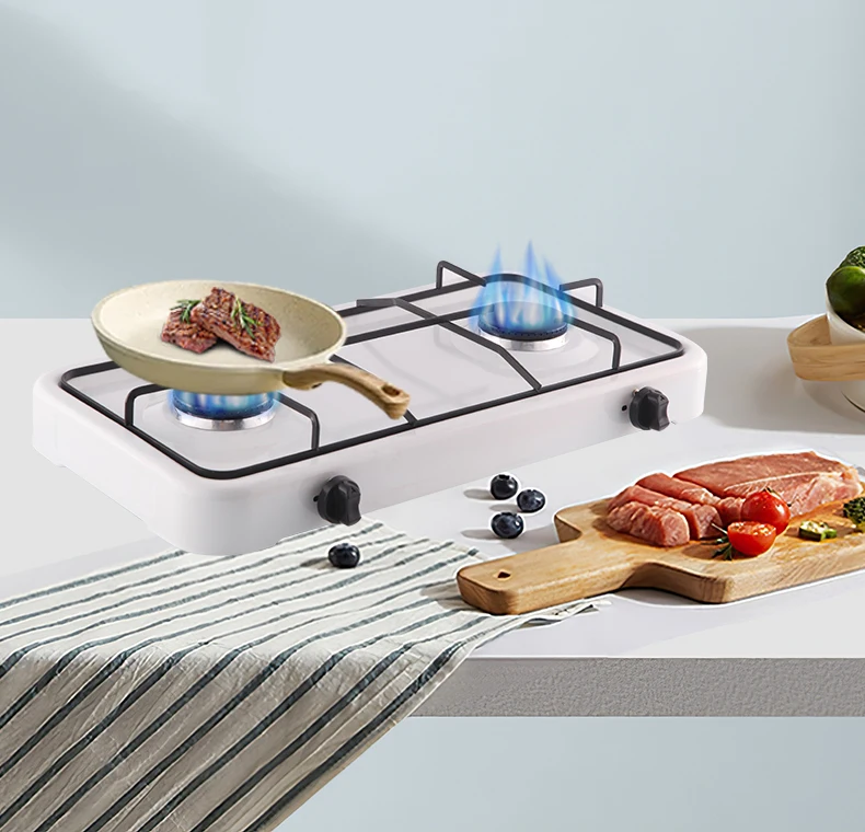 Tyler Portable Gas Cooker - 2 Burners Butane Stove