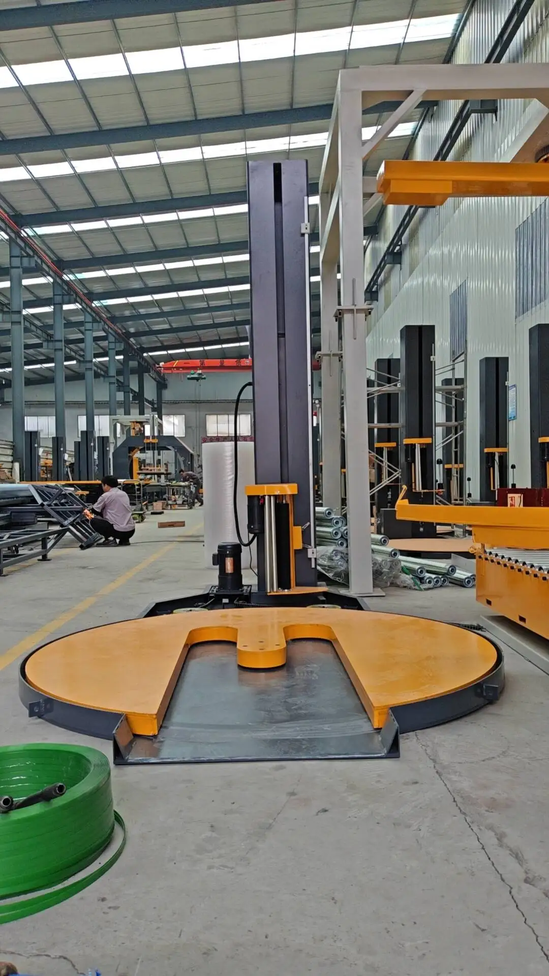 On Line Automatic Pallet Wrapper Made in China /Powered Pre Stretch ...