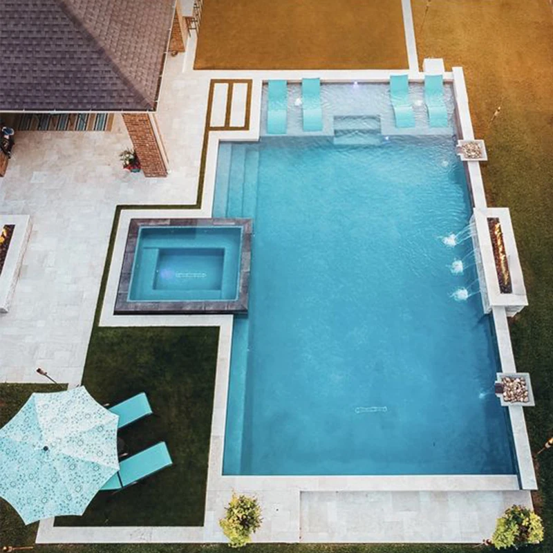Alibaba.com: Custom fiberglass large family swim spa pool with FRP ...