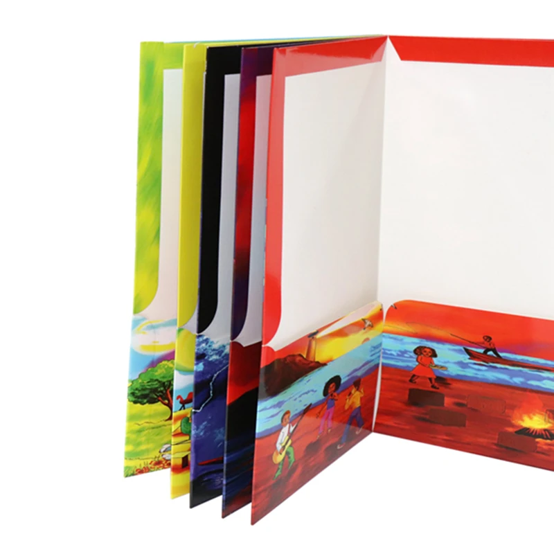 Custom Document Presentation - A4 Size Cardboard Folders