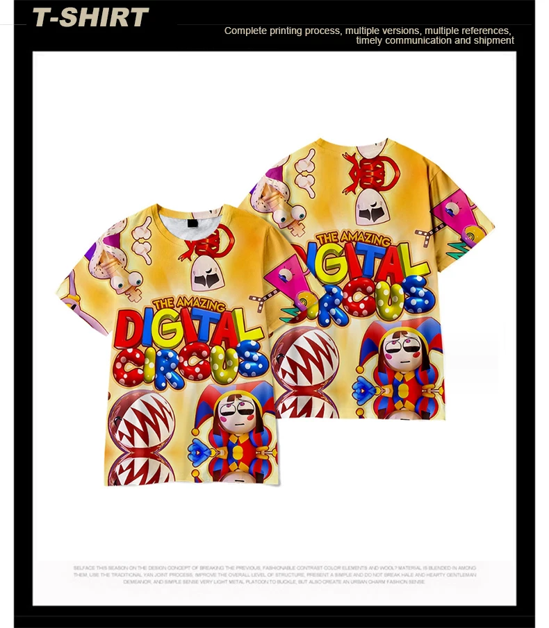 100% Cotton One Piece Luffy Anime Digital Print T-shirt Boys' 3d ...
