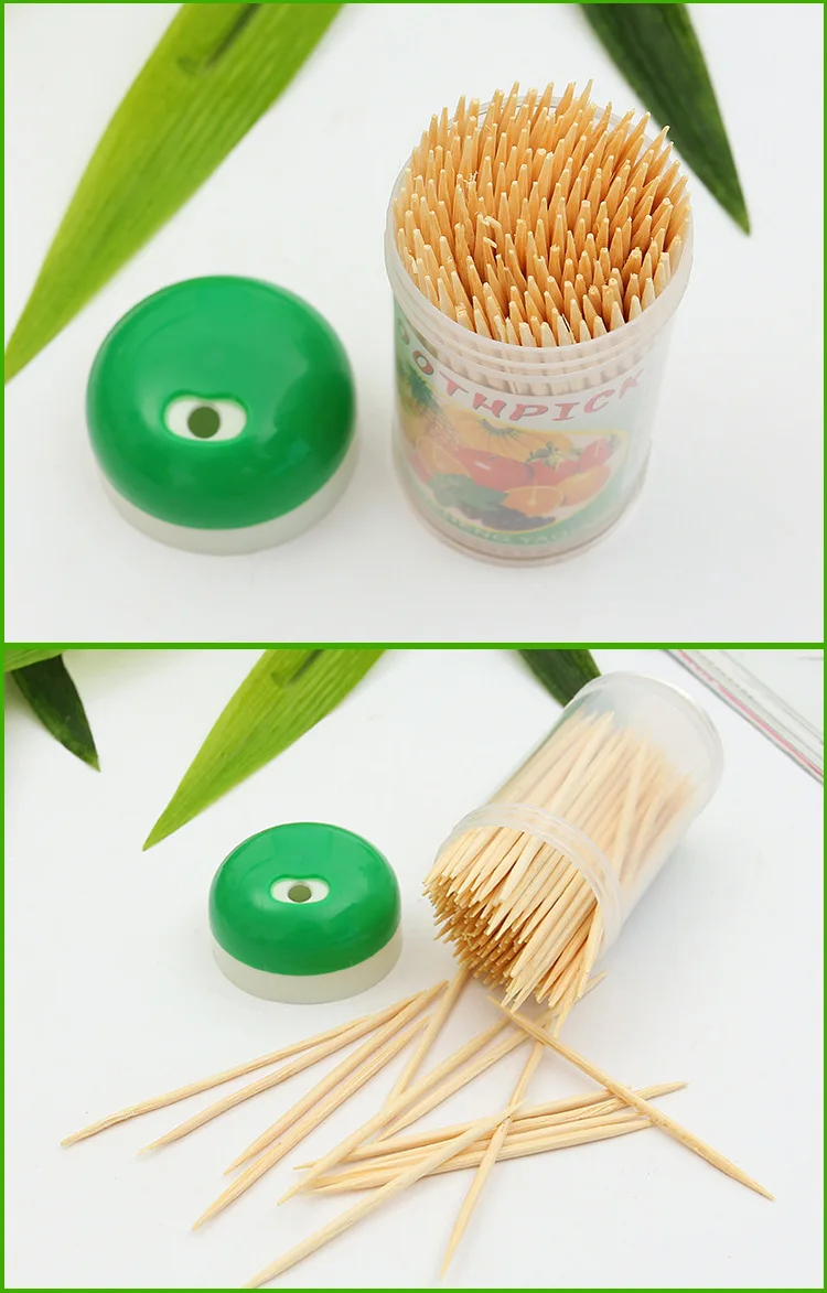 Natural Color Bamboo Toothpicks - Sustainable & Customizable
