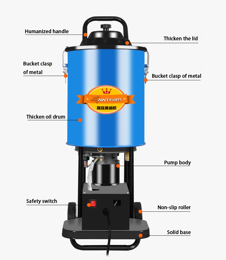 Cavitt Factory Outlet Grease Gun Lubrication Pump High Pressure Bucket ...