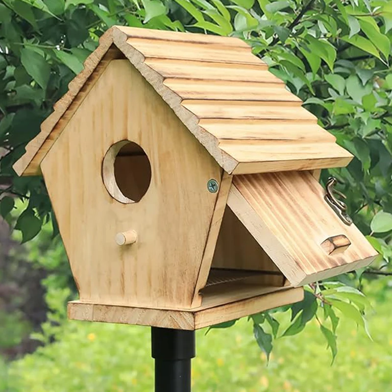 Outdoor Bluebird House Clearance Wooden Birdhouse Finch Cardinals ...