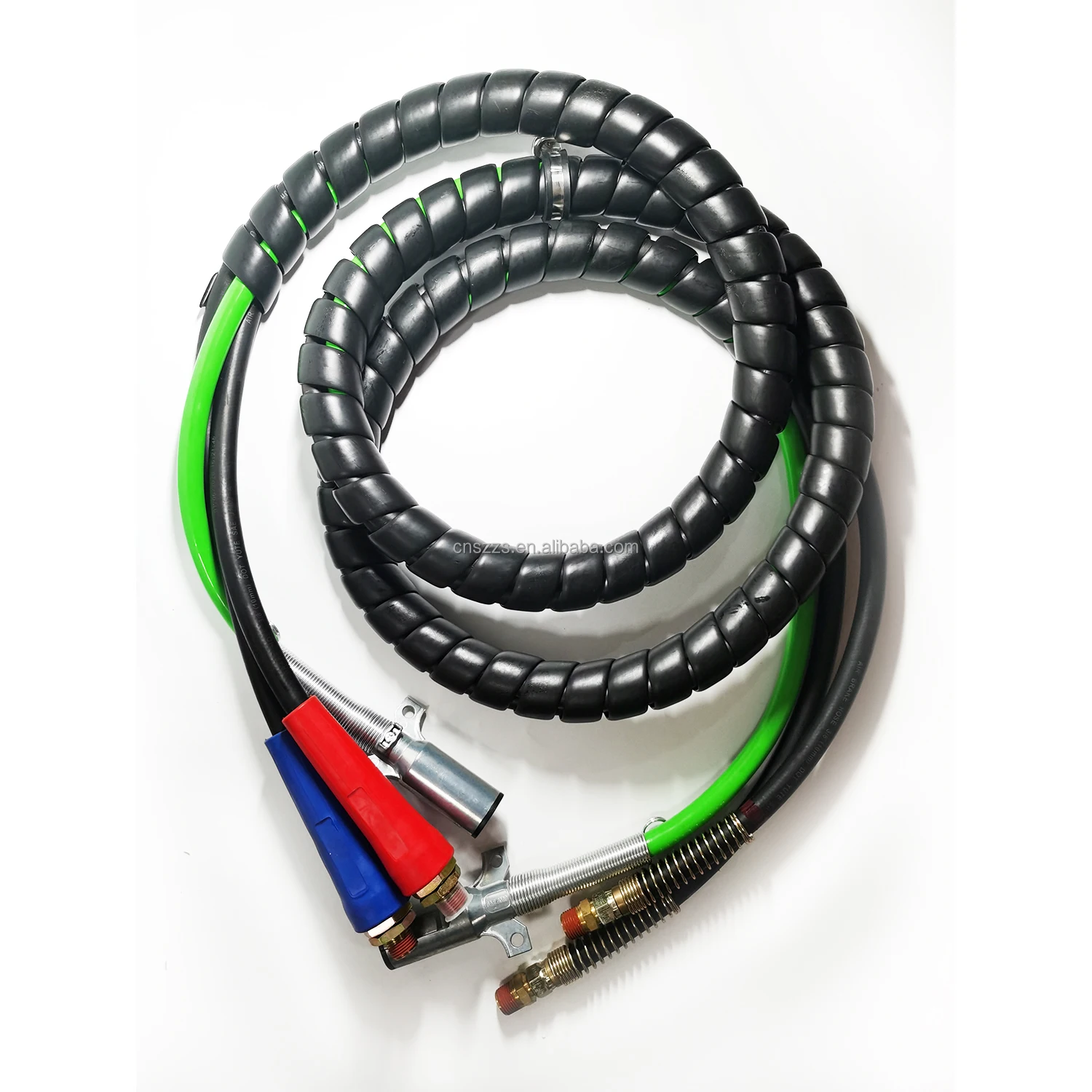 12 Feet 3 In One Air Power Lines 7 Way Trailer Abs Electric Cable & Air ...