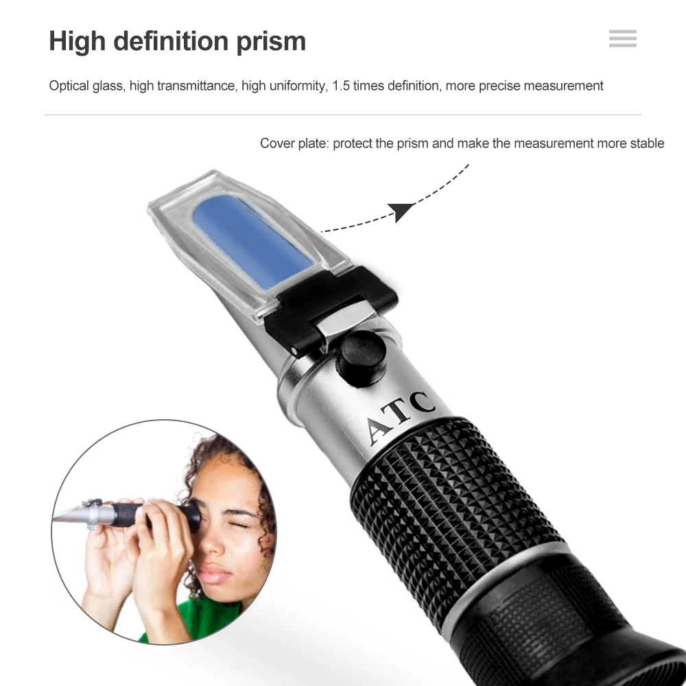 Hand Held 4 In 1 Refractometer Auto Portable 30-35% Urea Concentration ...