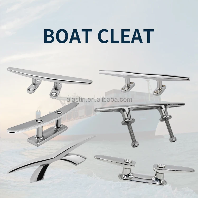Marine Hardware K-shaped Marine Cleats 316 Stainless Steel High Mirror ...
